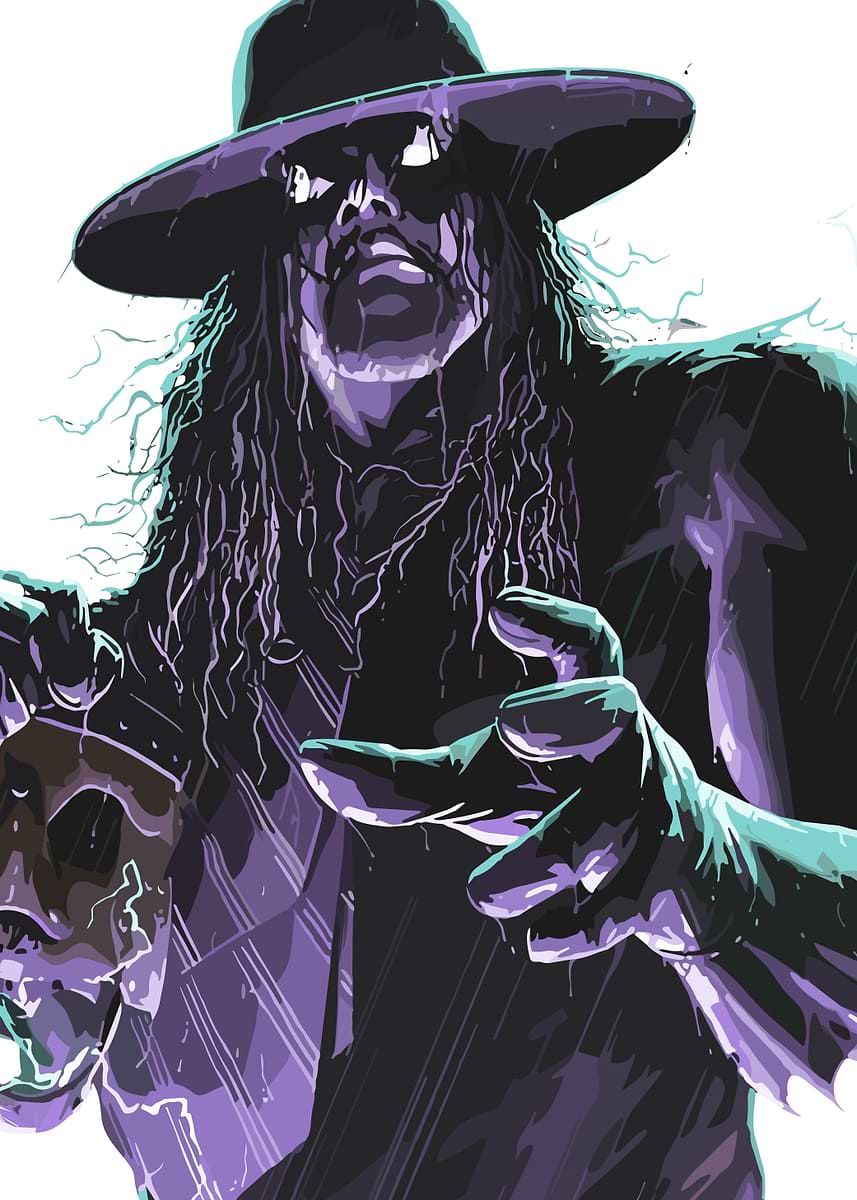 'The Undertaker' Poster, picture, metal print, paint by dewkamm | Displate