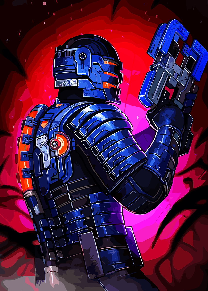 'dead space' Poster, picture, metal print, paint by Alensya Alensya0 ...