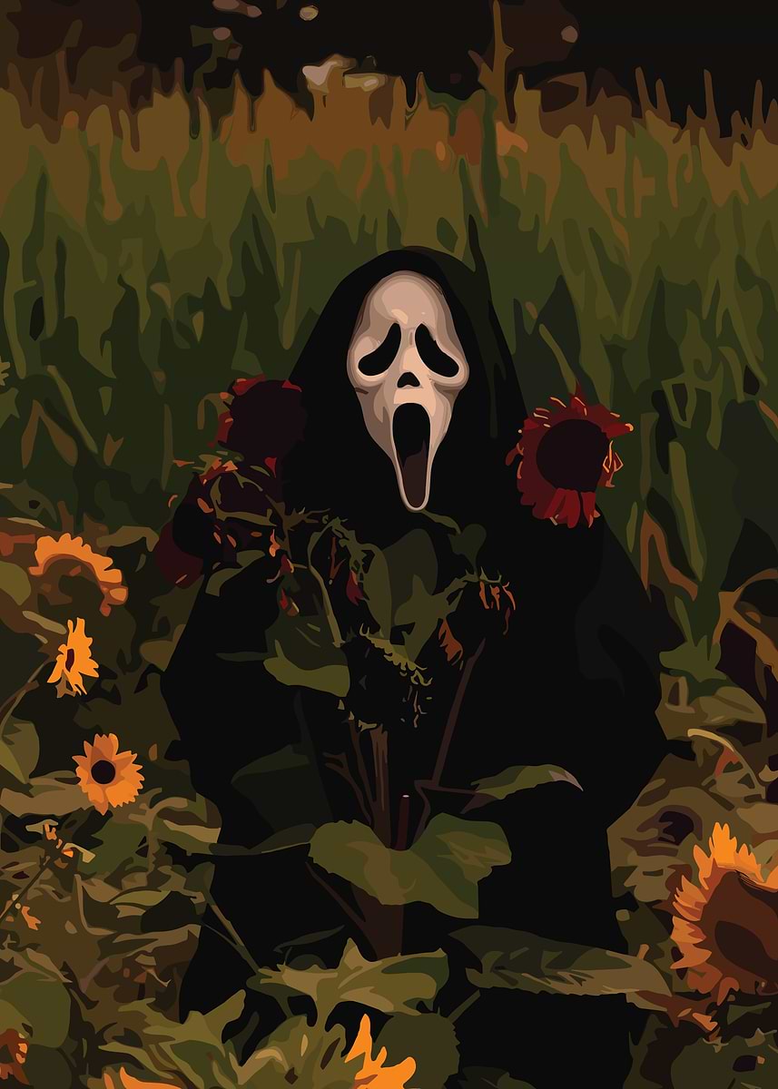 'scream movie' Poster, picture, metal print, paint by ISABELLA | Displate