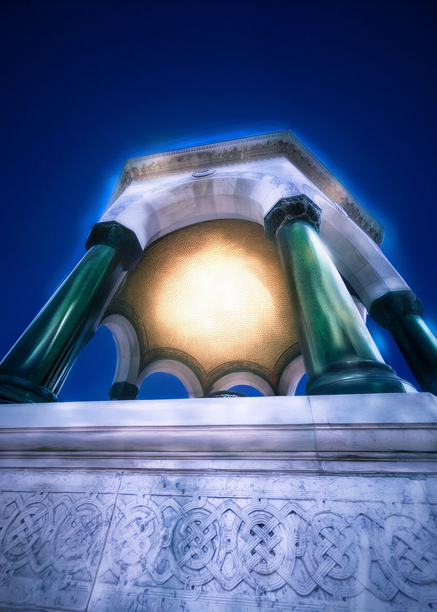 'Architectural structure with columns and carvings' Poster, picture ...