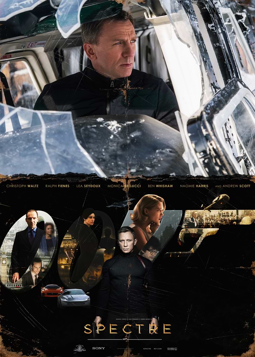 'Spectre Movie Poster' Poster, picture, metal print, paint by to phat ...