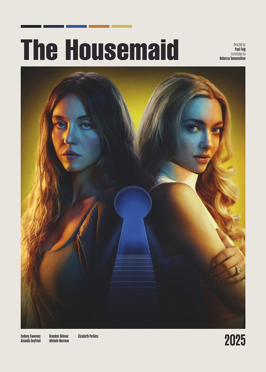 'The Housemaid Movie Poster' Poster, picture, metal print, paint by ...