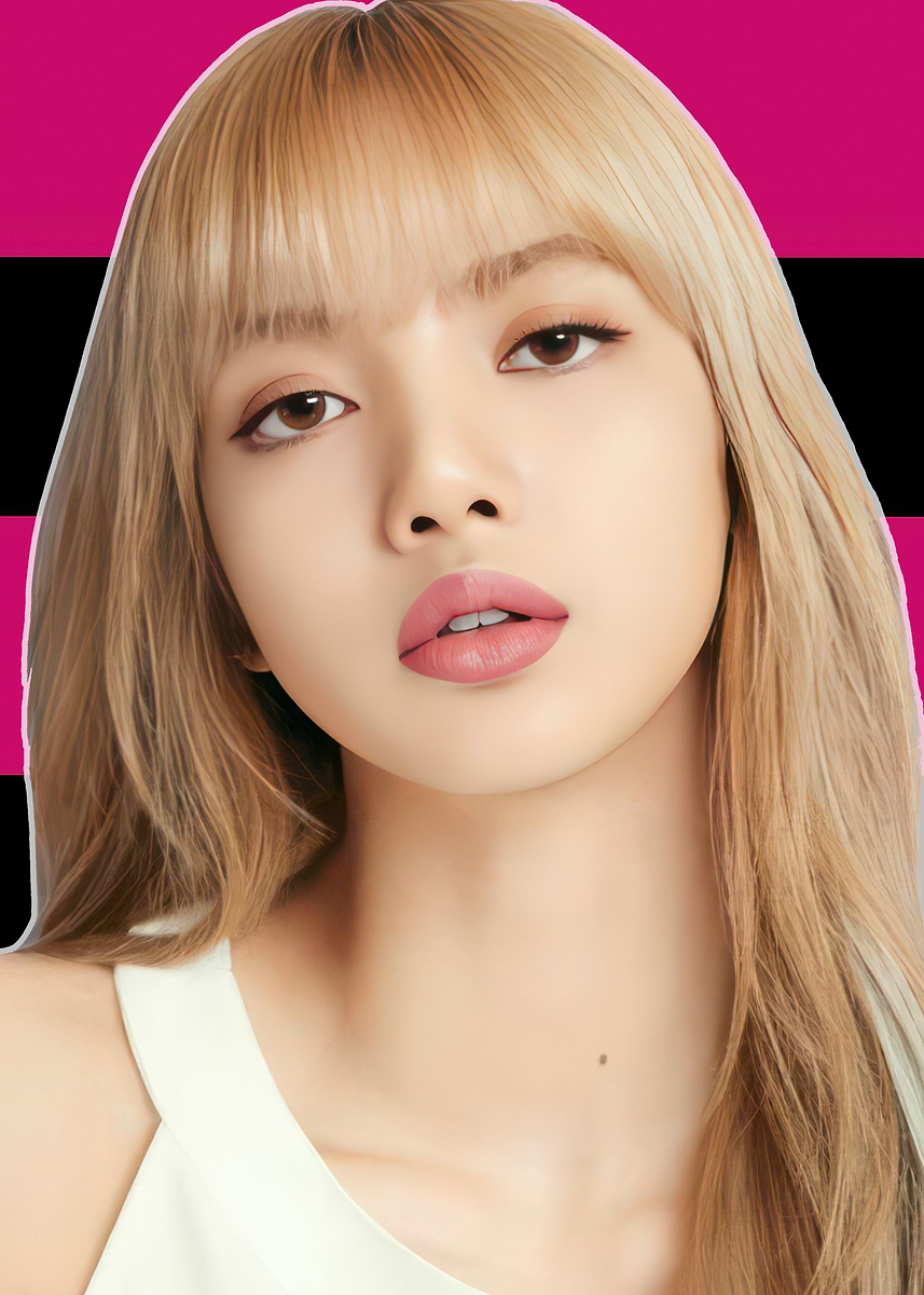 'Lisa from Blackpink portrait' Poster, picture, metal print, paint by ...