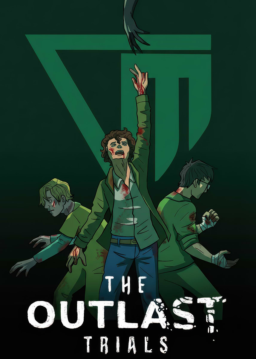 'The Outlast Trials Game Illustration' Poster, picture, metal print ...