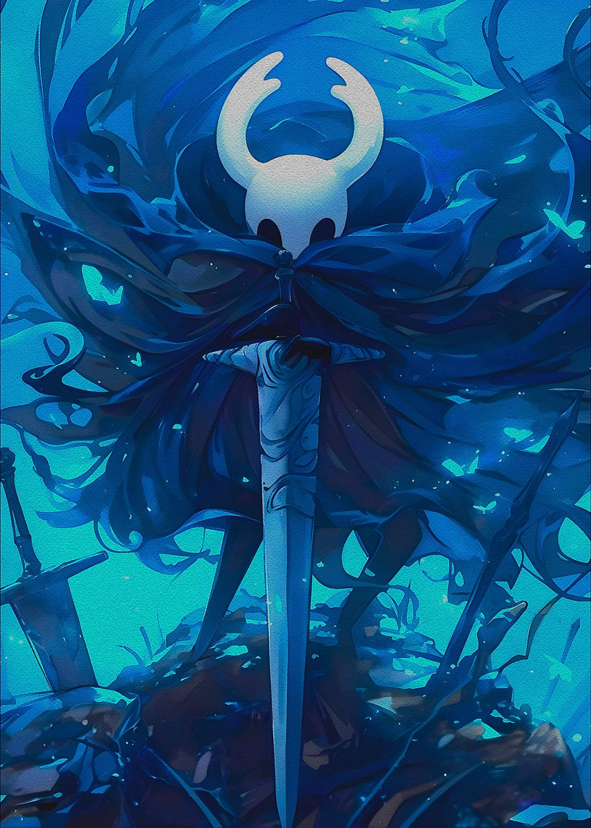 'Hollow Knight digital art' Poster, picture, metal print, paint by ...
