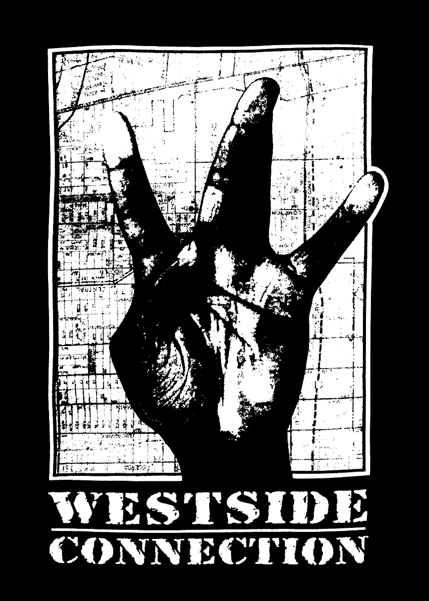 'Westside Connection Hand Sign' Poster, picture, metal print, paint by ...