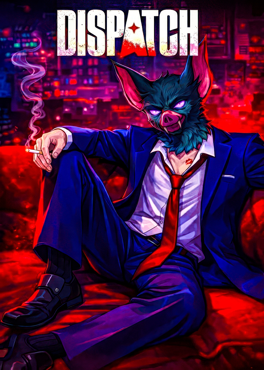 'Dispatch: Anthropomorphic Bat in Suit' Poster, picture, metal print ...