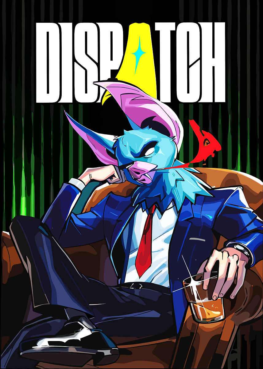'Dispatch: Anthropomorphic Bat in Suit' Poster, picture, metal print ...