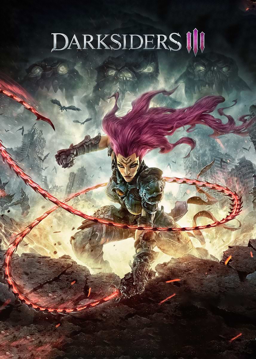 'Darksiders III Game Cover Art' Poster, picture, metal print, paint by ...