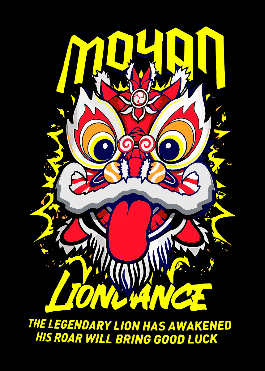 'Moyan Lionlance: Legendary Lion Awakened' Poster, picture, metal print ...
