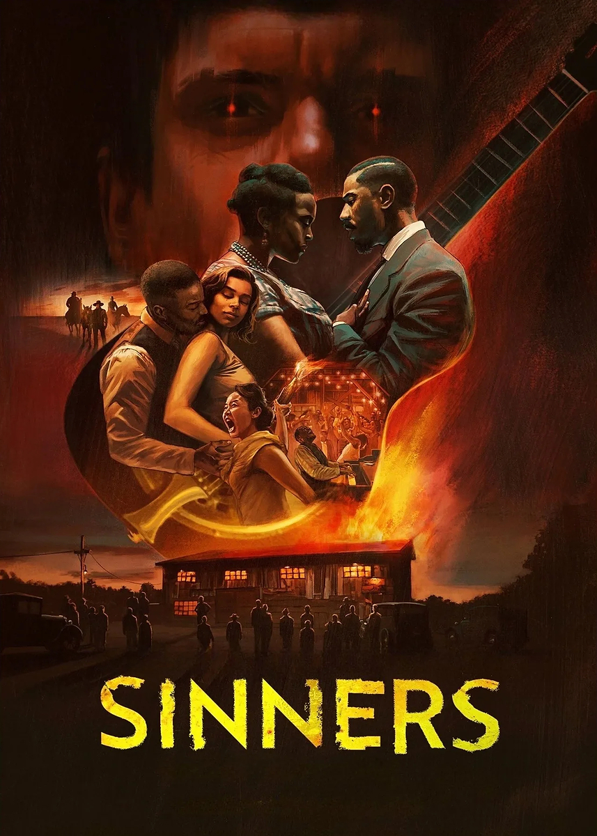 'Sinners Movie Poster' Poster, picture, metal print, paint by ...