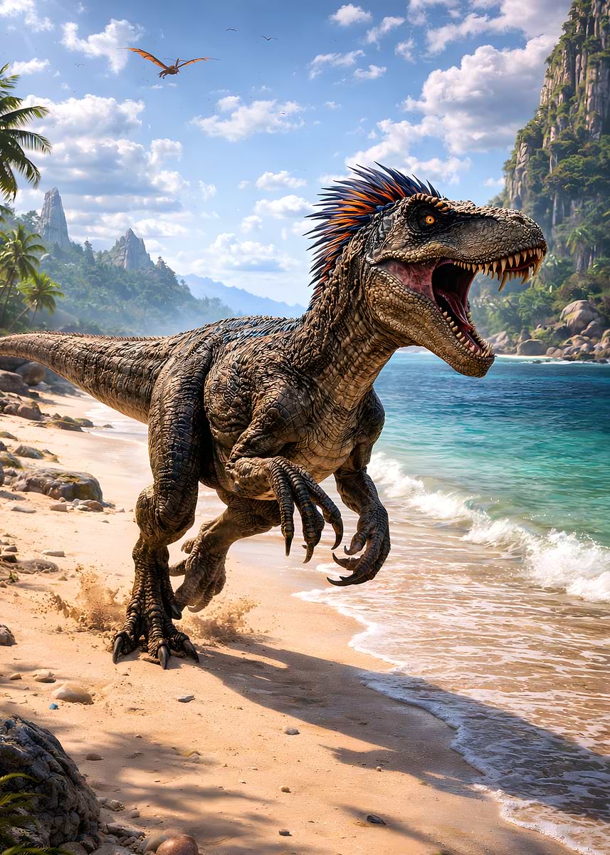 'Raptor | Ark Survival Ascended | ASE' Poster, picture, metal print ...
