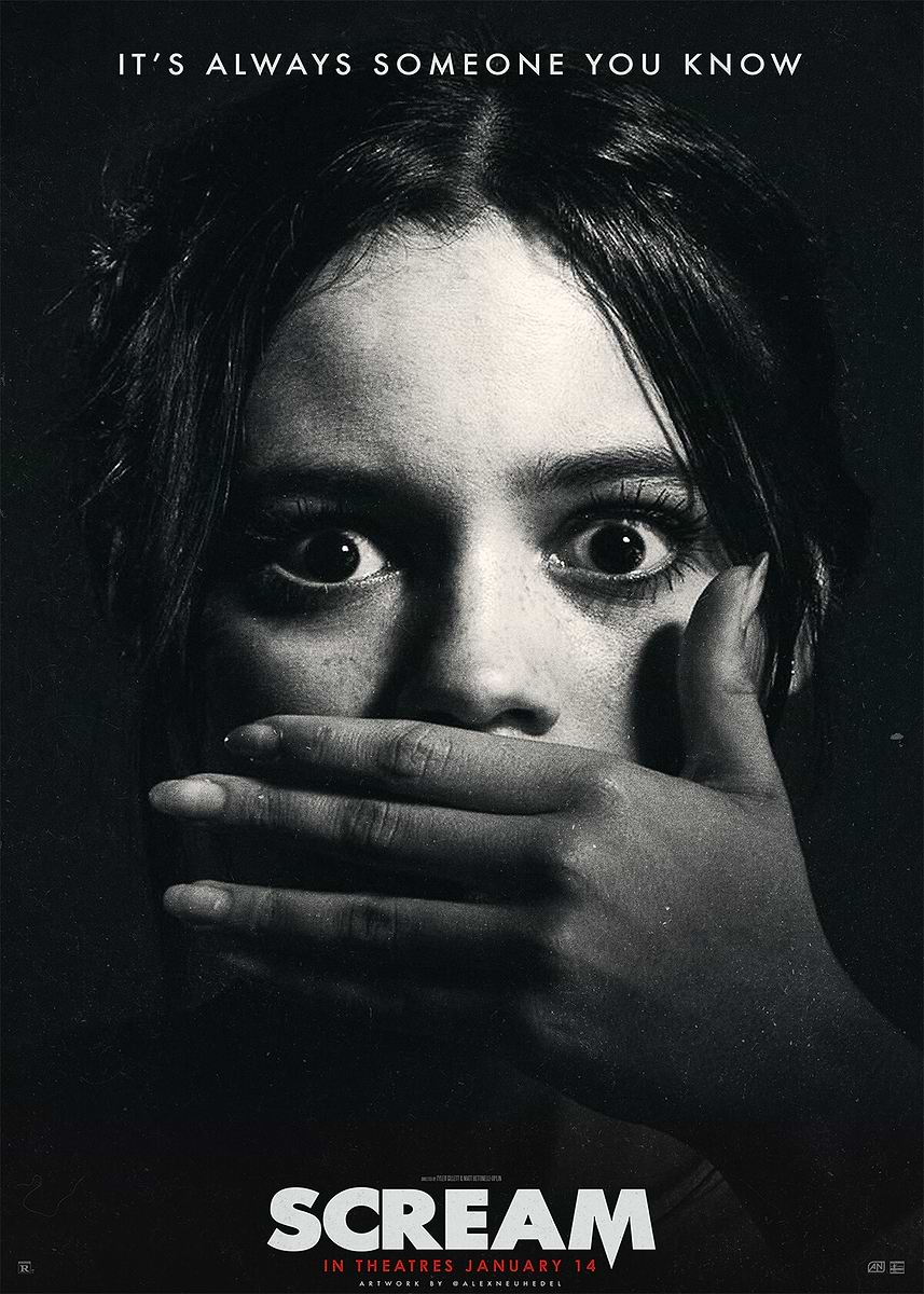 'Scream Movie Poster' Poster, picture, metal print, paint by ...