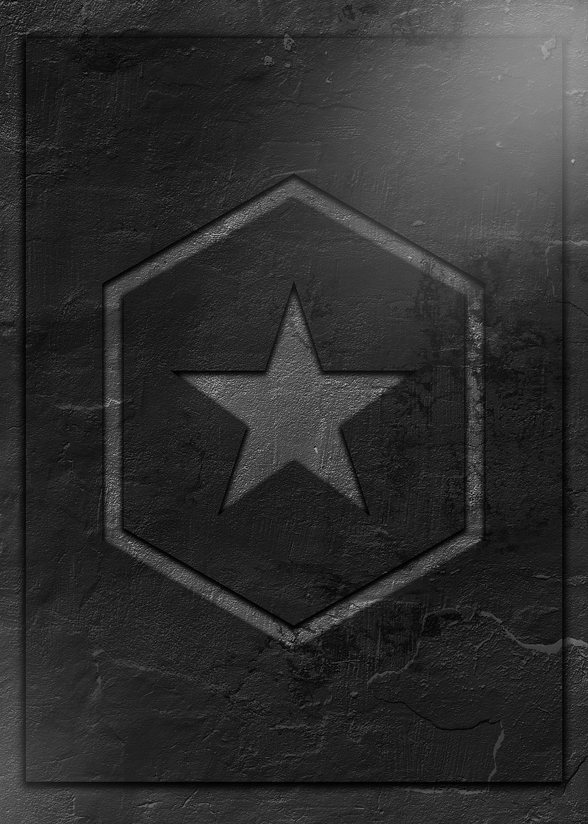 'military symbol' Poster, picture, metal print, paint by Ray Diaz ...