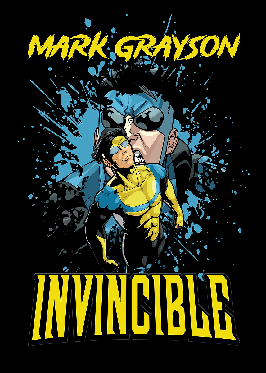 'Invincible: Mark Grayson Comic Art' Poster, picture, metal print ...