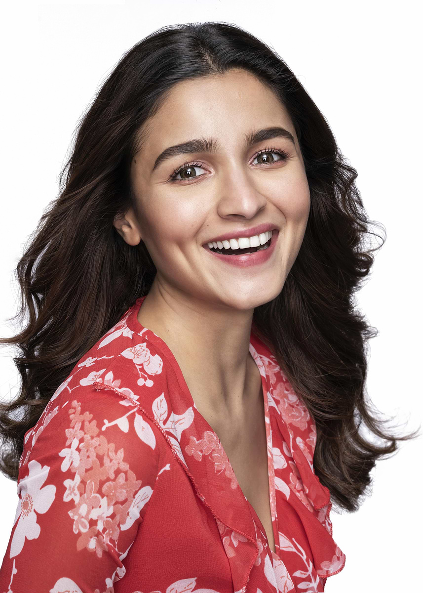 'Alia Bhatt Smiling Portrait' Poster, picture, metal print, paint by ...