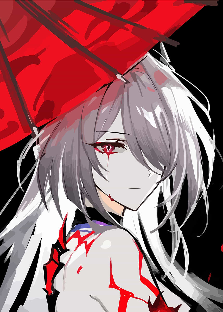 'Honkai Star Rail Acheron' Poster, picture, metal print, paint by Kuro ...