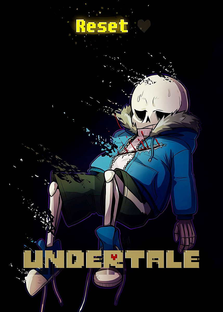 'Undertale' Poster, picture, metal print, paint by Sans bB | Displate