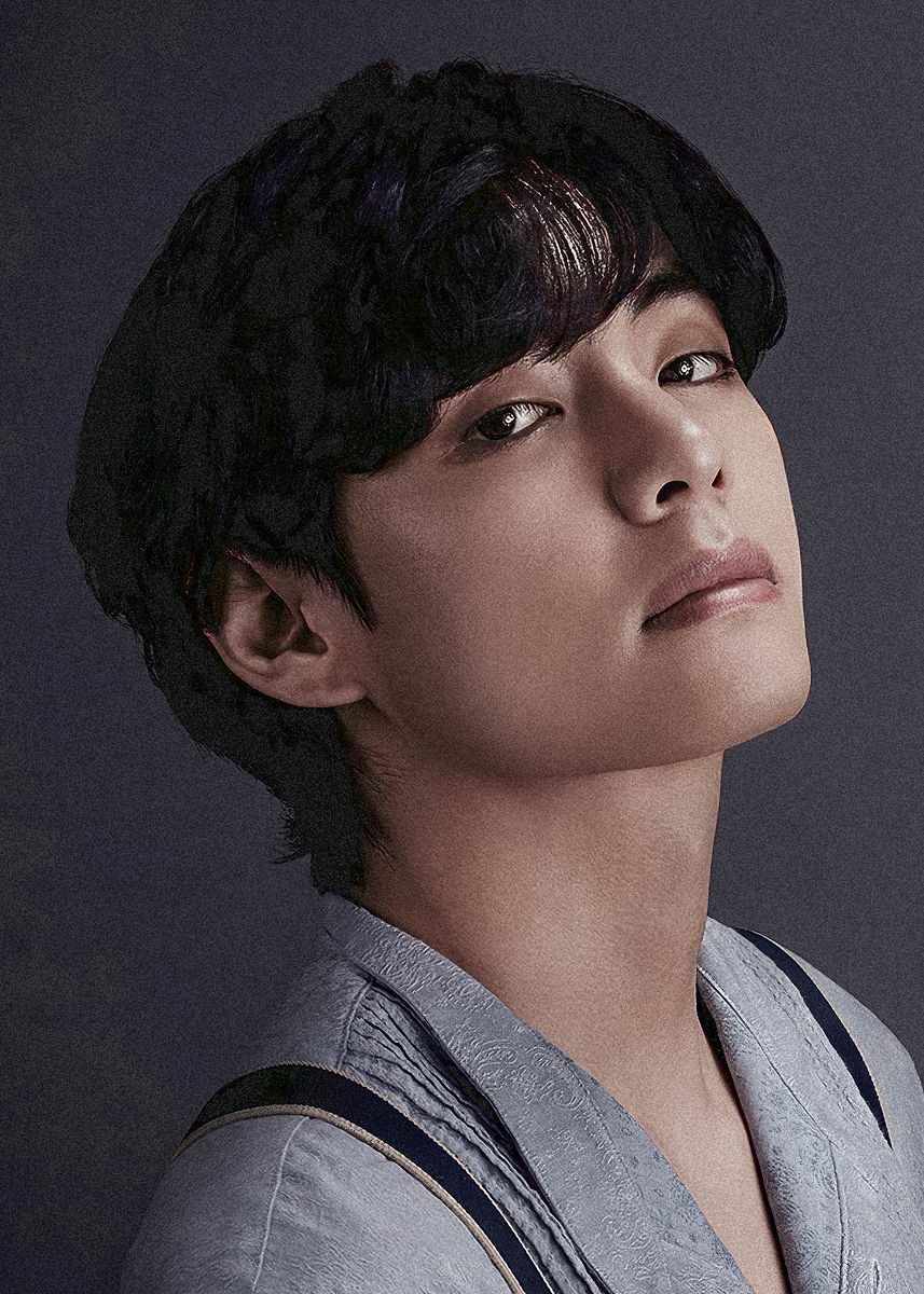 'BTS V Portrait' Poster, picture, metal print, paint by tomahoc | Displate