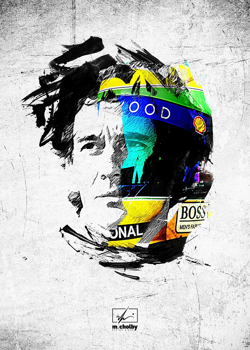 'The Origial - Ayrton Senna - The Fastest Man Alive' Poster, picture ...