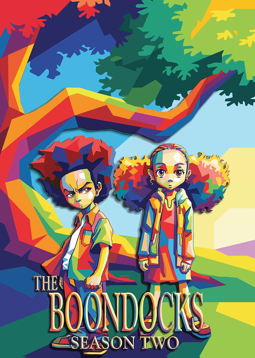 'The Boondocks Season Two Artwork' Poster, picture, metal print, paint ...