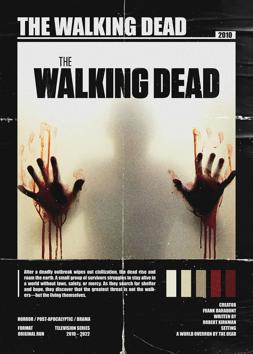 'The Walking Dead Poster' Poster, picture, metal print, paint by YU33Y ...