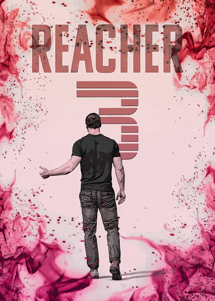 'Reacher Season 3 Poster' Poster, picture, metal print, paint by Alita ...