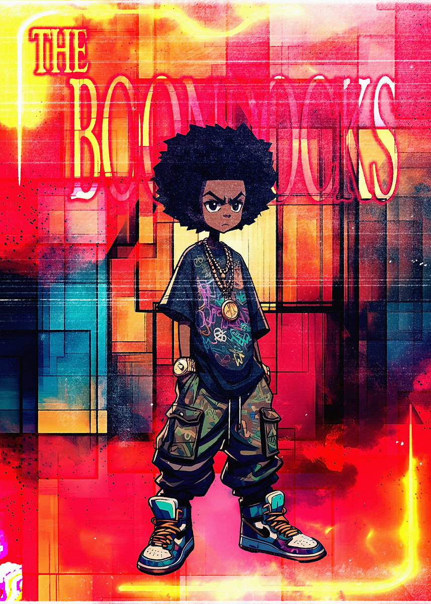 'The Boondocks: Huey Freeman Illustration' Poster, picture, metal print ...