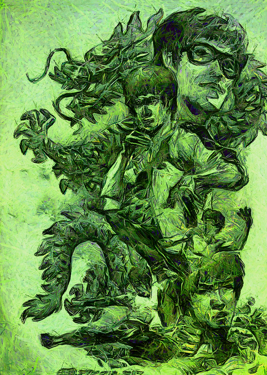 'Bruce Lee Abstract Art' Poster, picture, metal print, paint by ...