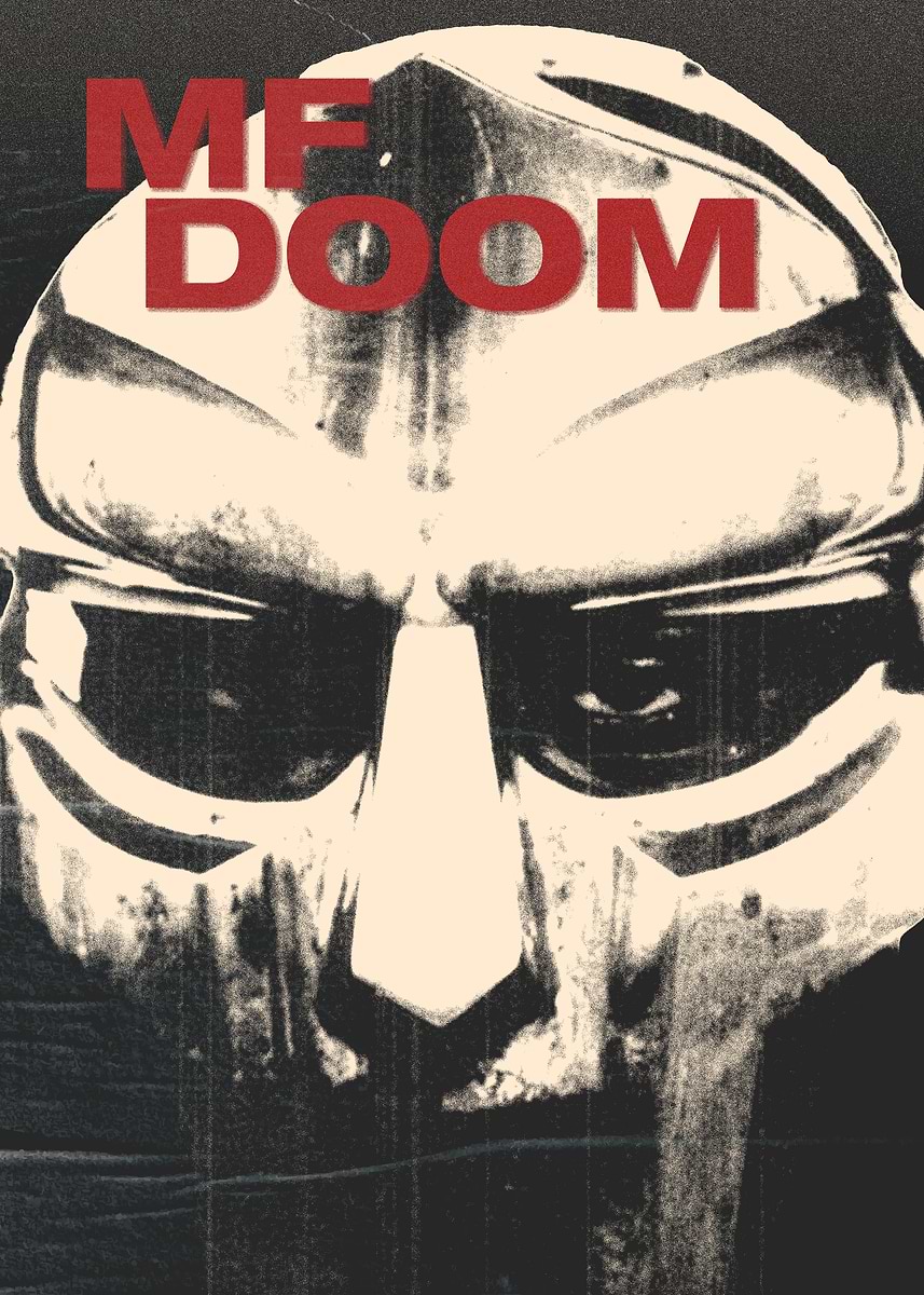 'MF DOOM ' Poster, picture, metal print, paint by Nerdworld 1 | Displate