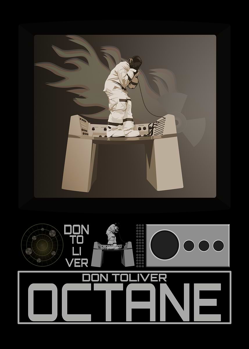 'Don Toliver Octane Album Art' Poster, picture, metal print, paint by ...