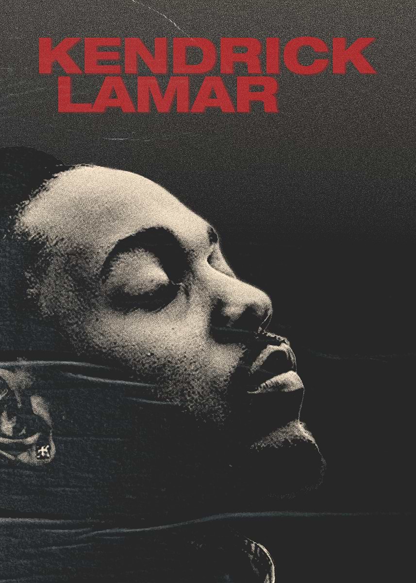 'Kendrick Lamar' Poster, picture, metal print, paint by Nerdworld 1 ...