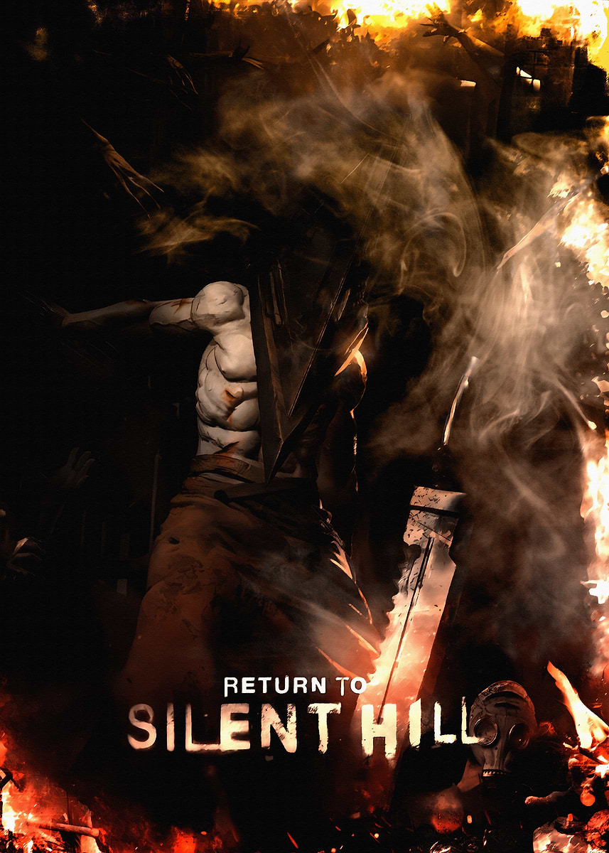 'Return to Silent Hill Poster' Poster, picture, metal print, paint by ...