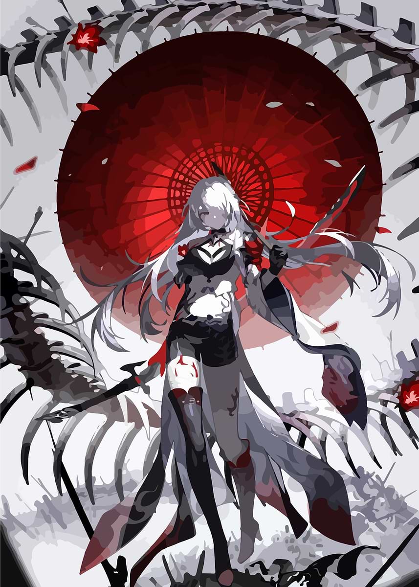 'Honkai Star Rail Acheron' Poster, picture, metal print, paint by Kuro ...