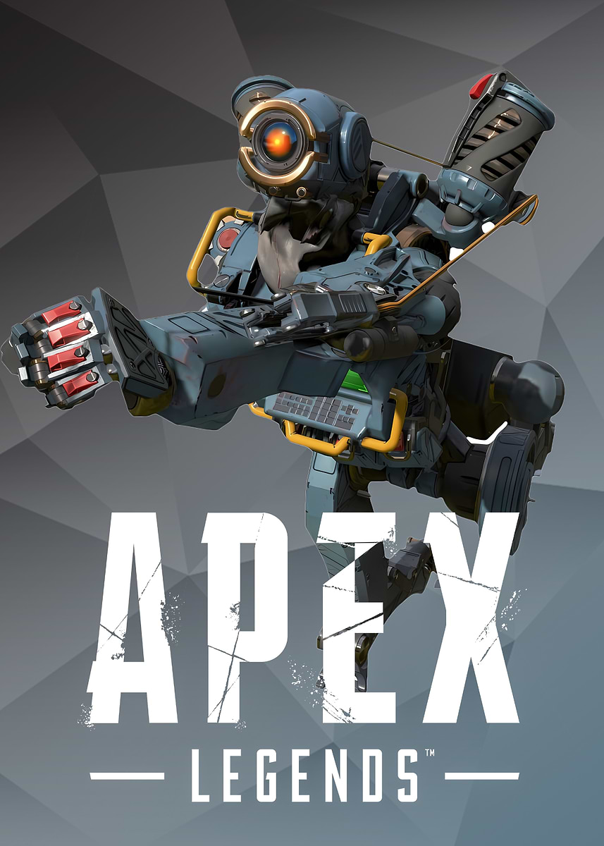 'Apex Legends Pathfinder Robot Character' Poster, picture, metal print ...