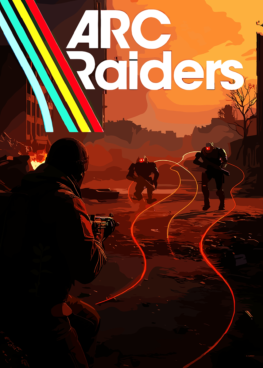 'ARC Raiders Game Poster' Poster, picture, metal print, paint by ...