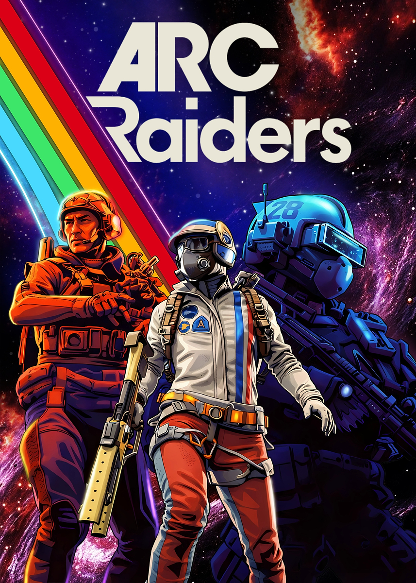 'Arc Raiders Team in Space' Poster, picture, metal print, paint by Ar ...