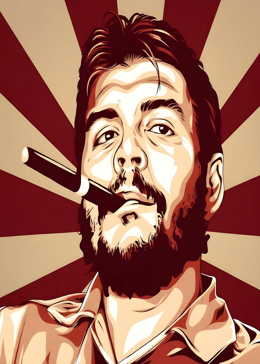 'Che Guevara Portrait Art' Poster, picture, metal print, paint by ...