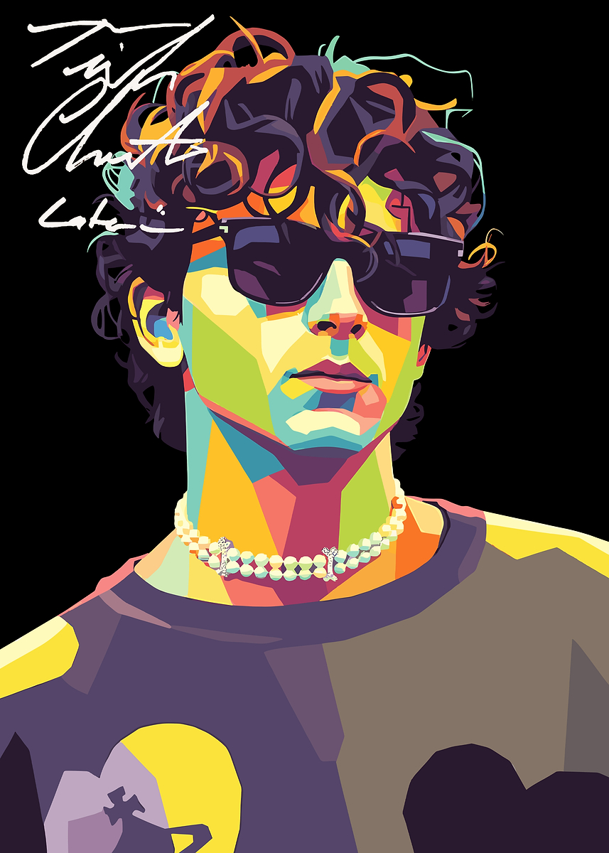 'Troye Sivan Pop Art Portrait' Poster, picture, metal print, paint by ...