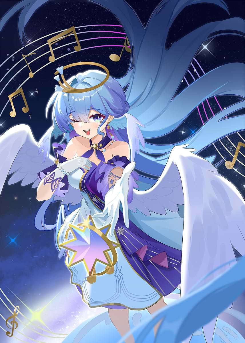 'Robin Honkai Star Rail' Poster, picture, metal print, paint by Honkai ...