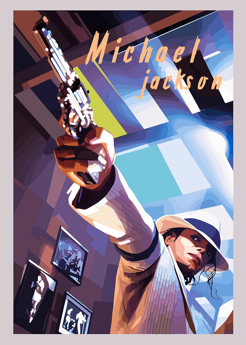 'Michael Jackson Vector art' Poster, picture, metal print, paint by ...
