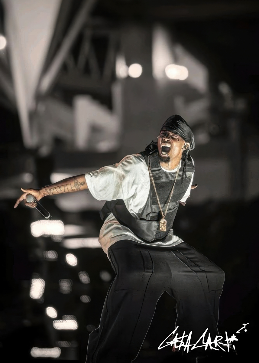 'Playboi Carti' Poster, picture, metal print, paint by LOCKET | Displate