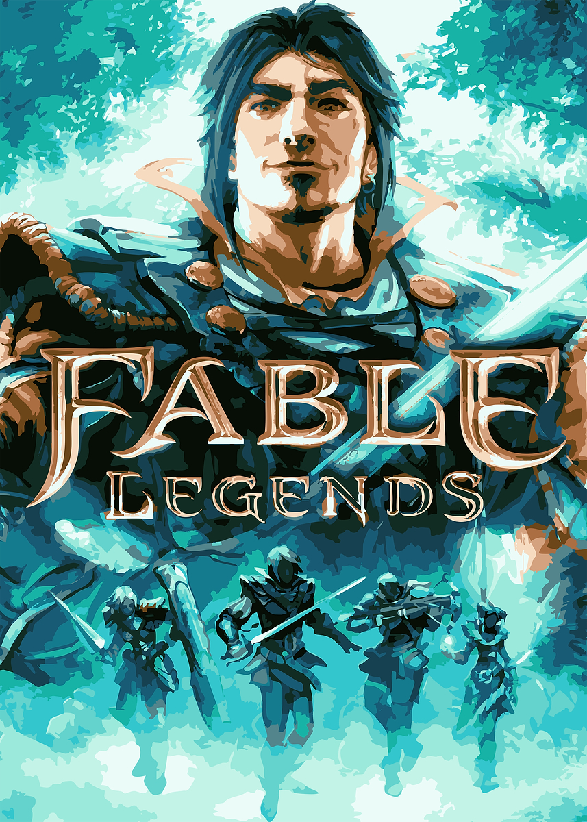 'Fable Legends Game Cover Art' Poster, picture, metal print, paint by ...