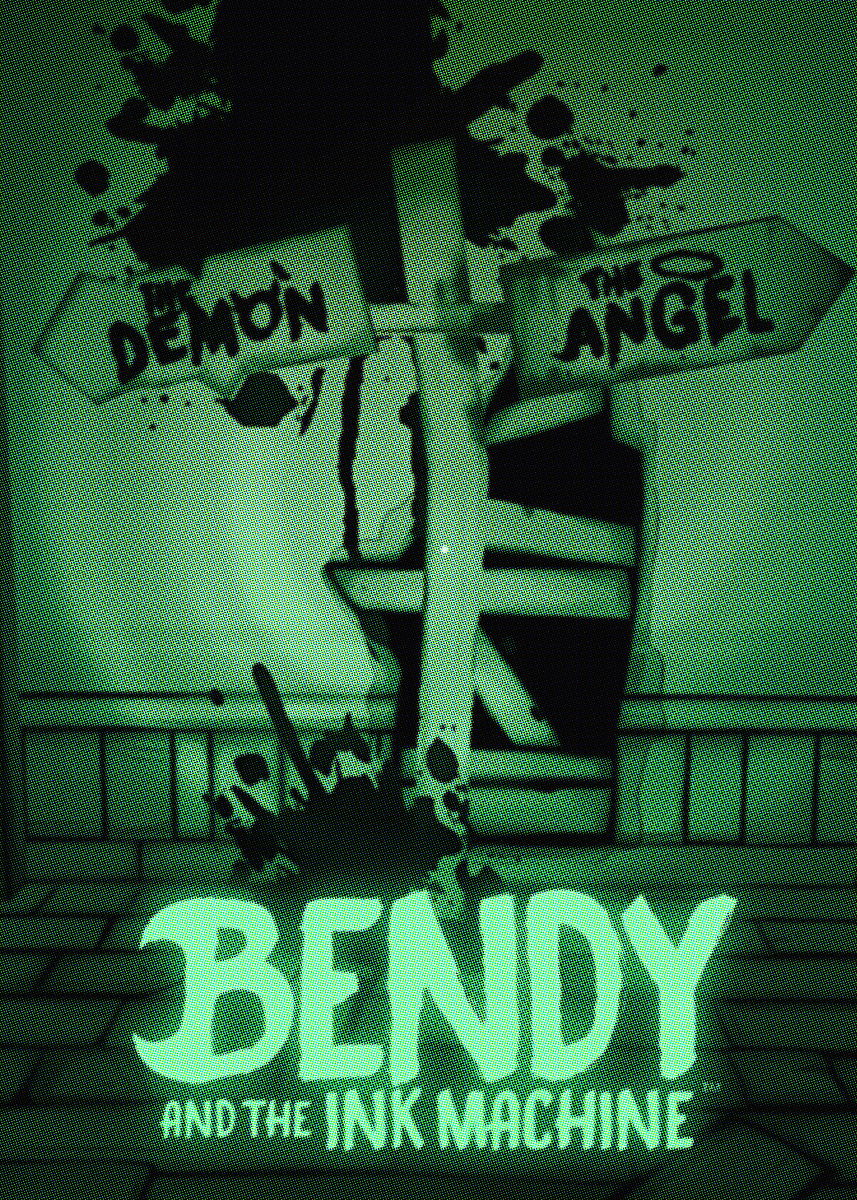 'Bendy and the Ink Machine Poster' Poster, picture, metal print, paint ...