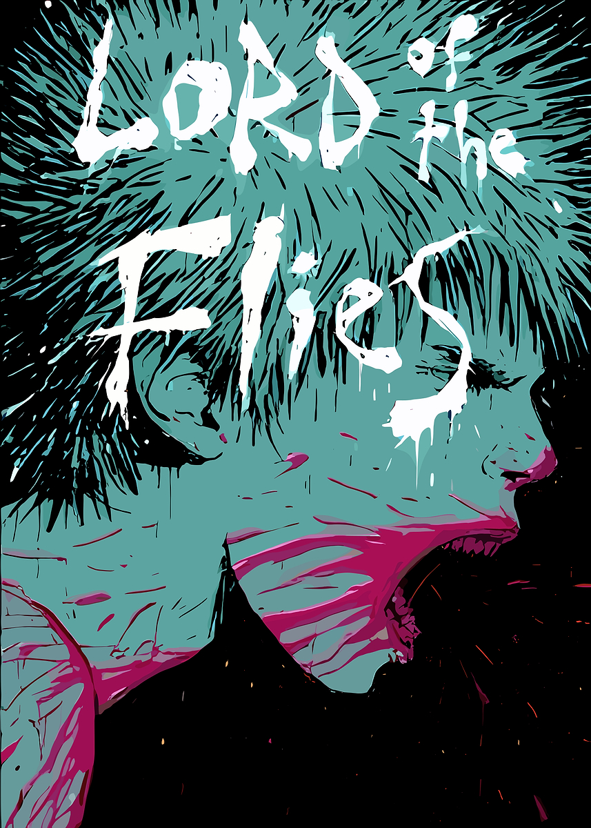 'Lord of the Flies Book Cover' Poster, picture, metal print, paint by ...