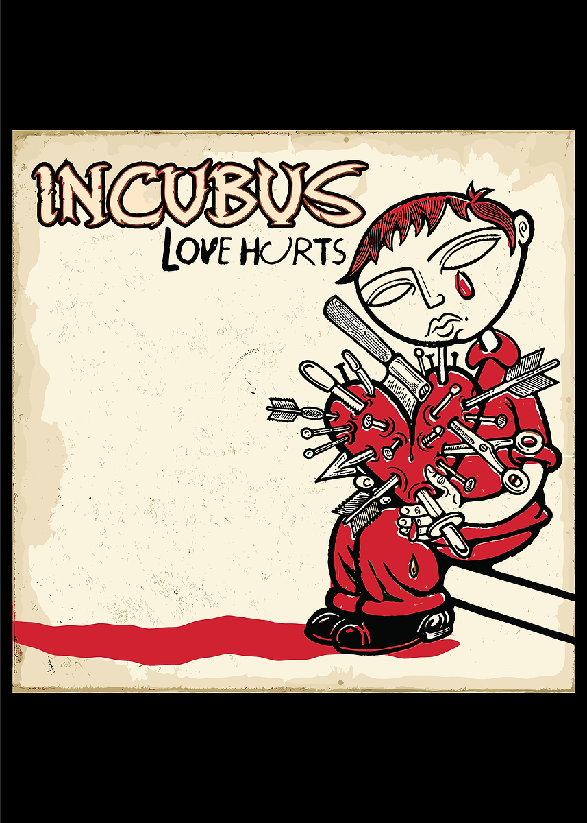 'Love Hurts Album Art' Poster, picture, metal print, paint by Trona ...