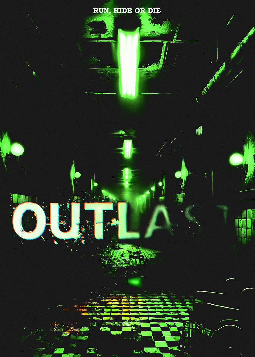 'Outlast Game Poster' Poster, picture, metal print, paint by Gonza ...