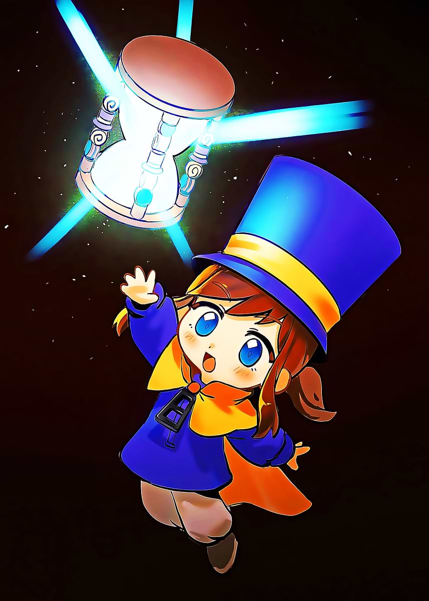 'A Hat in Time fan art' Poster, picture, metal print, paint by ...