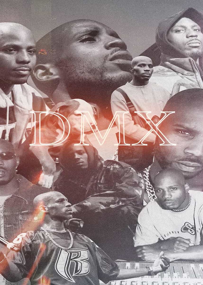 'DMX Collage Portrait' Poster, picture, metal print, paint by sugih ...