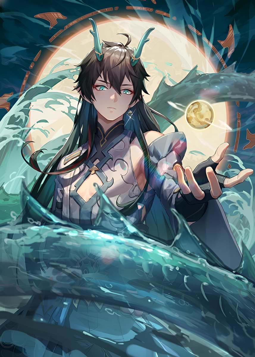 'wuthering waves poster' Poster, picture, metal print, paint by ika ika ...